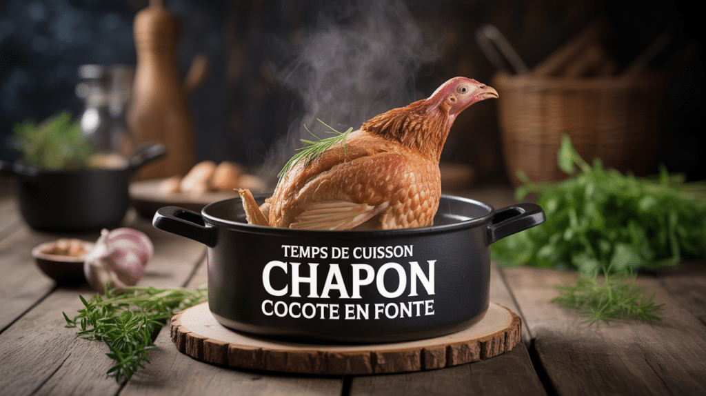 Temps De Cuisson Parfait Pour Un Chapon Moelleux En Cocotte En Fonte